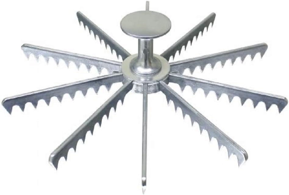 TrueCraftware- 10-Cut Aluminum Pie and Cake Marker- Guideline and ...