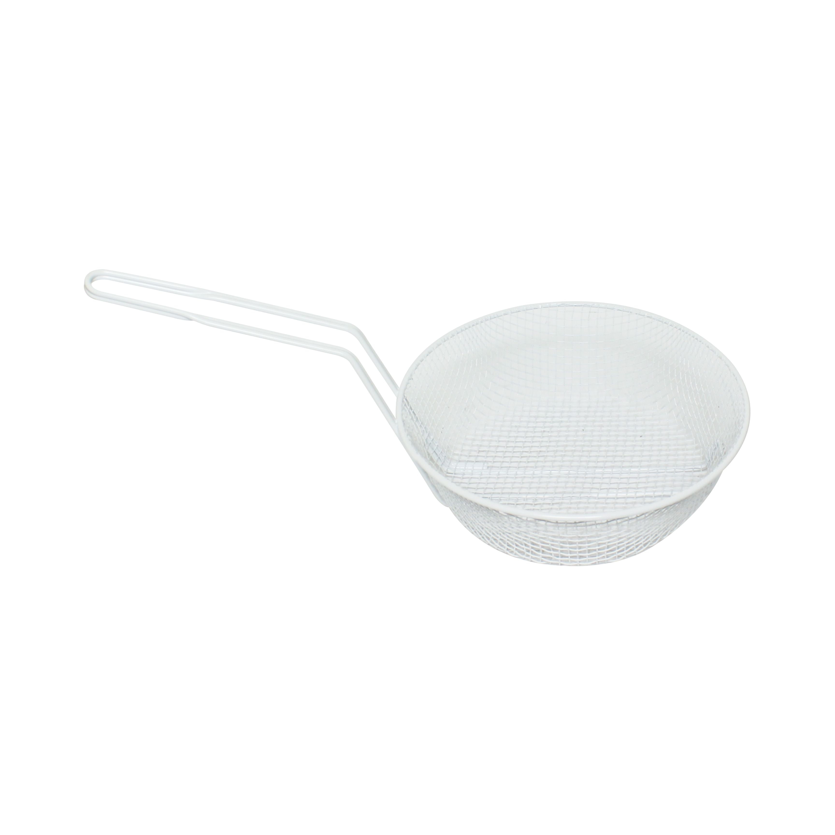 TrueCraftware- 10” Round Breading Basket Medium Mesh 3" Deep- Culinary ...