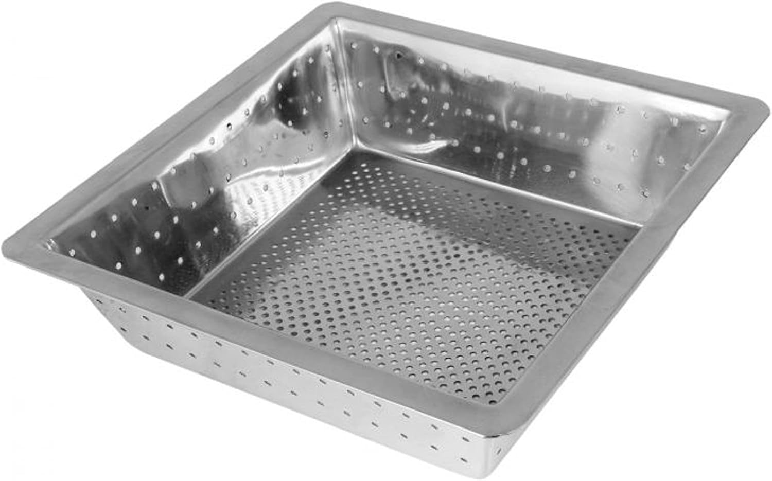 TrueCraftware- 10” x 10” x 3” Stainless Steel Floor Sink Basket- Square ...