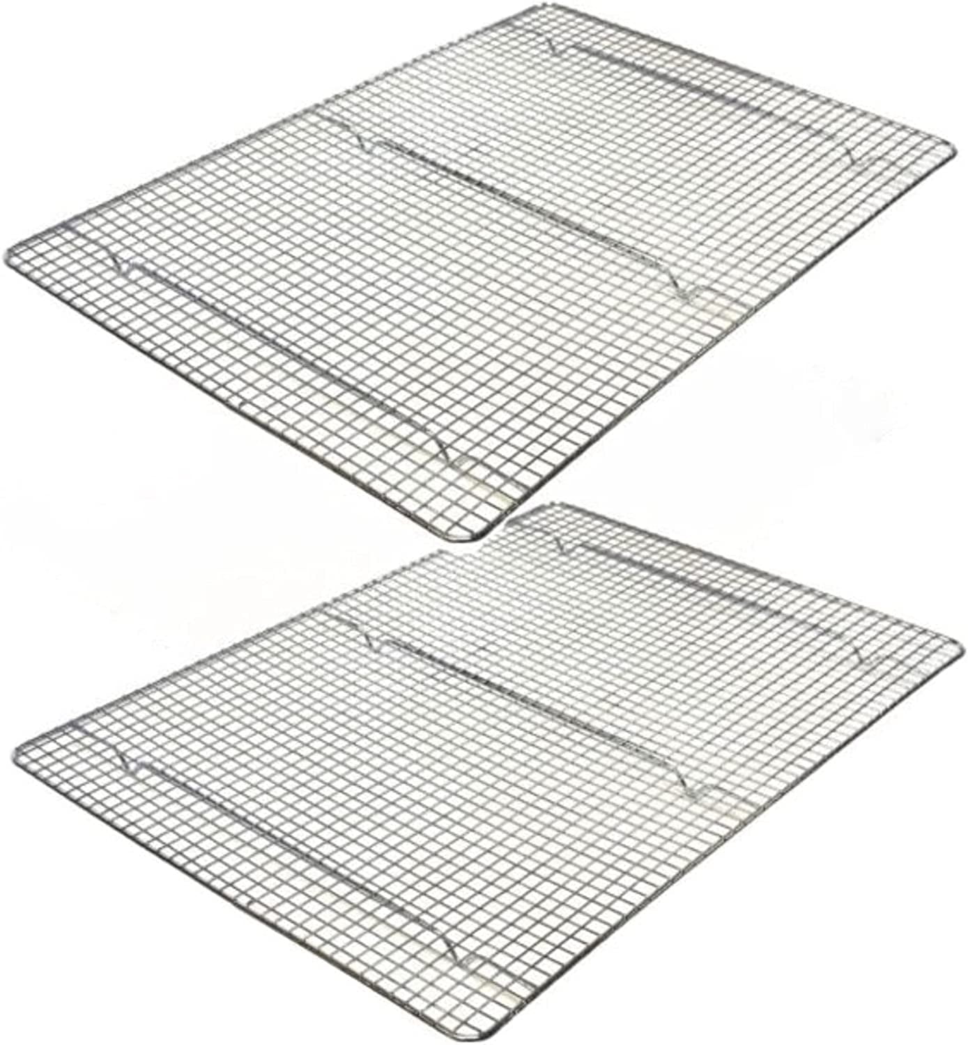 TrueCraftware- 12" X 16 1/8" Footed Wire Icing/Cooling Rack Chrome ...
