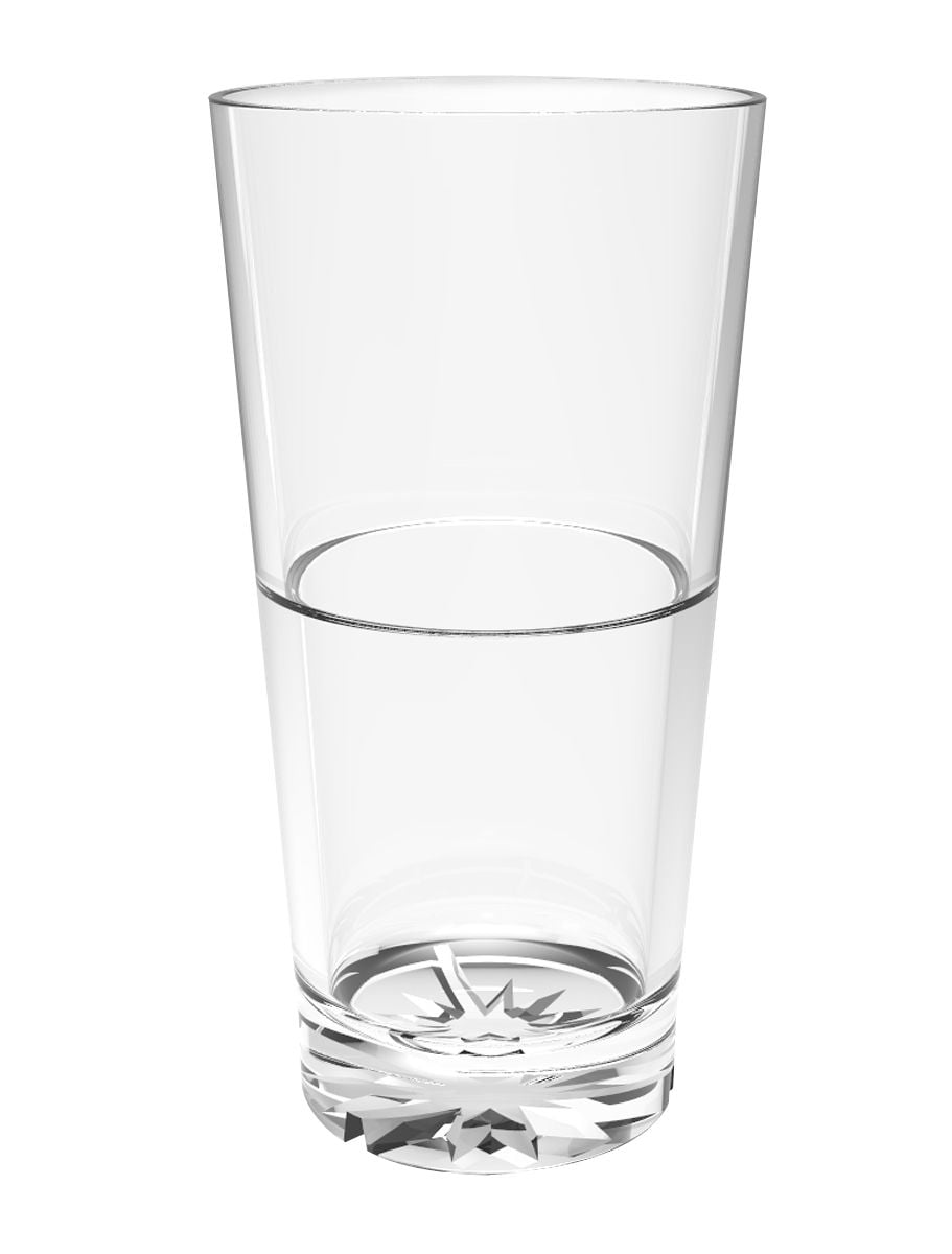 TrueCraftware- 12 oz Polycarbonate Starburst Tumbler with Heavy Base ...