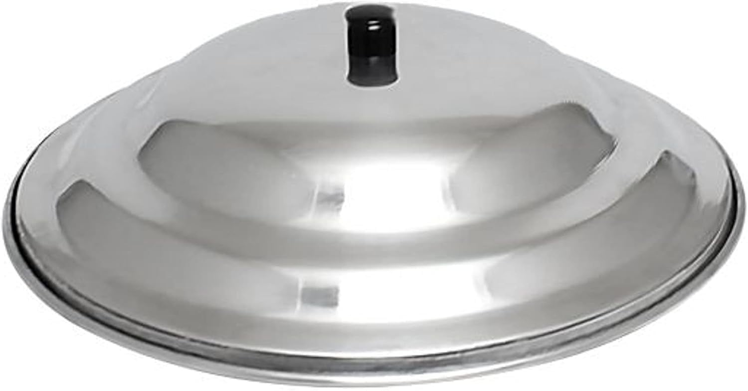 TrueCraftware– 13-3/4" Aluminum Wok Cover Lid- Frying Pan Cover Pan ...