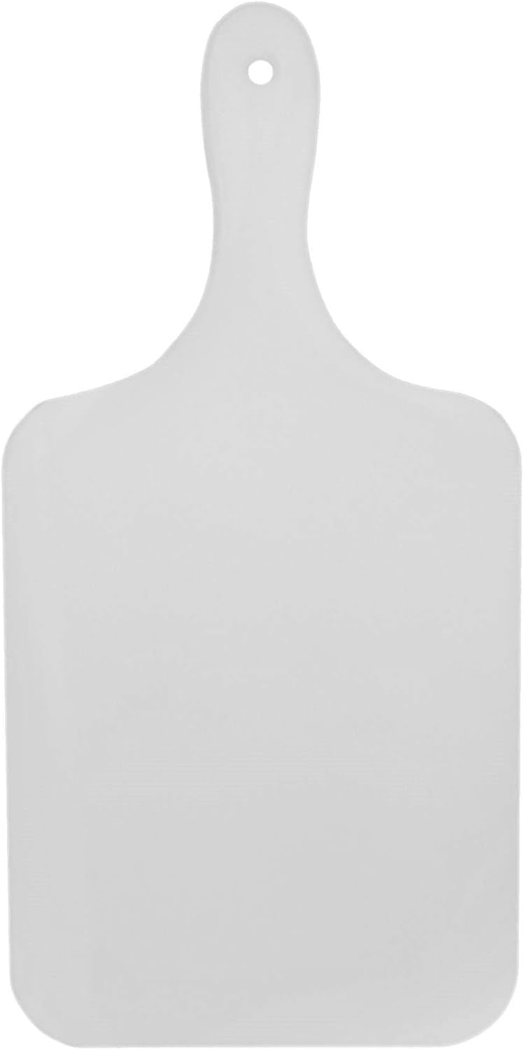 TrueCraftware- 13-7/8" x 6-7/8" x 3/8" White Plastic Paddle Utility ...