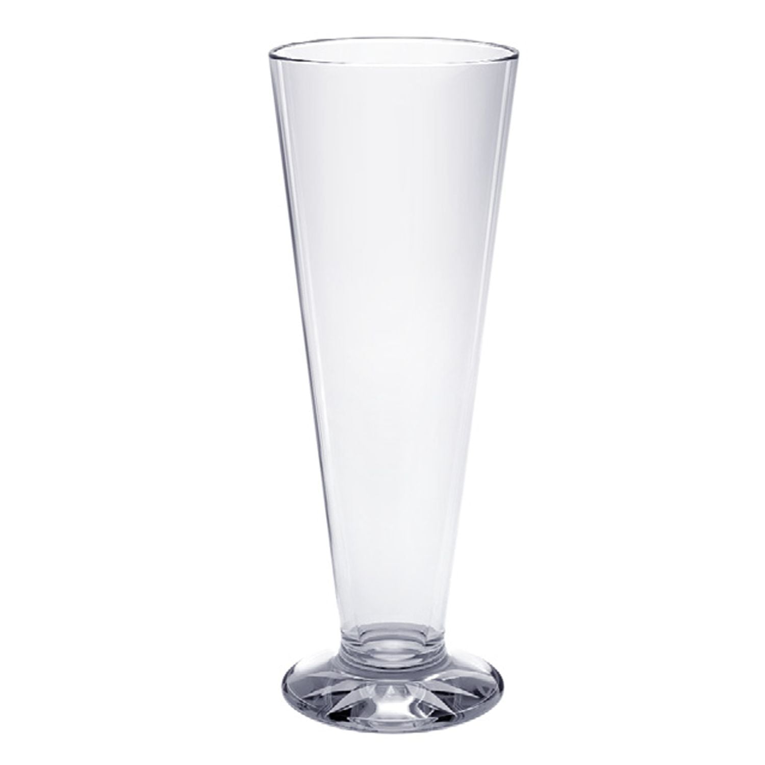 TrueCraftware- 13 oz Polycarbonate Pilsner Glass with Starburst Heavy ...