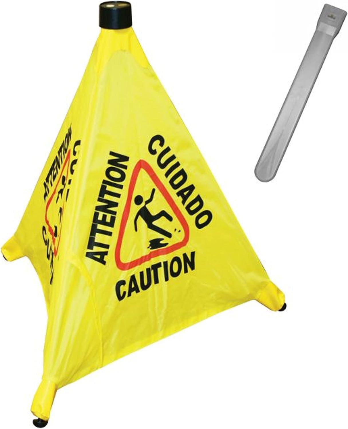 TrueCraftware- 19-1/2" Pop-Up Safety Cone with Storage Tube- Multi ...