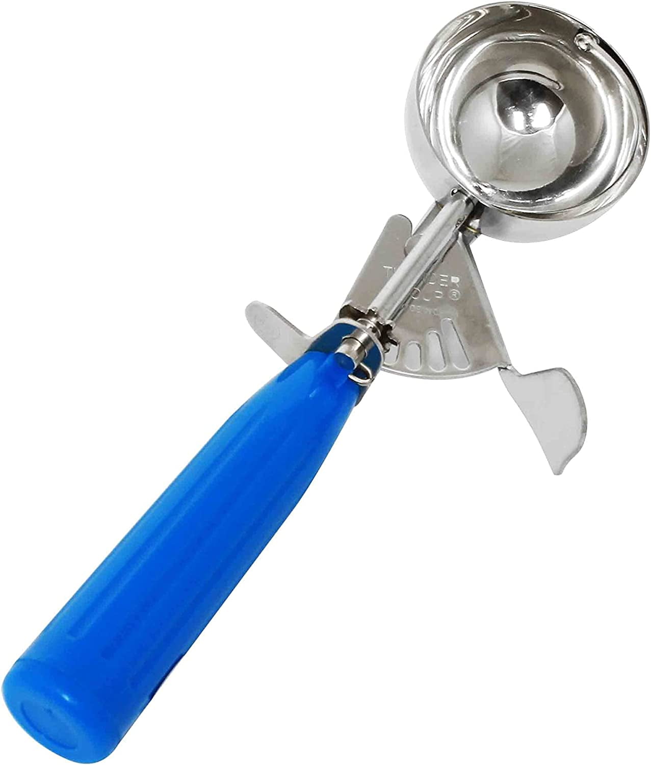 TrueCraftware – 2 oz Stainless Steel Ice Cream Disher, Blue Handle, NSF ...