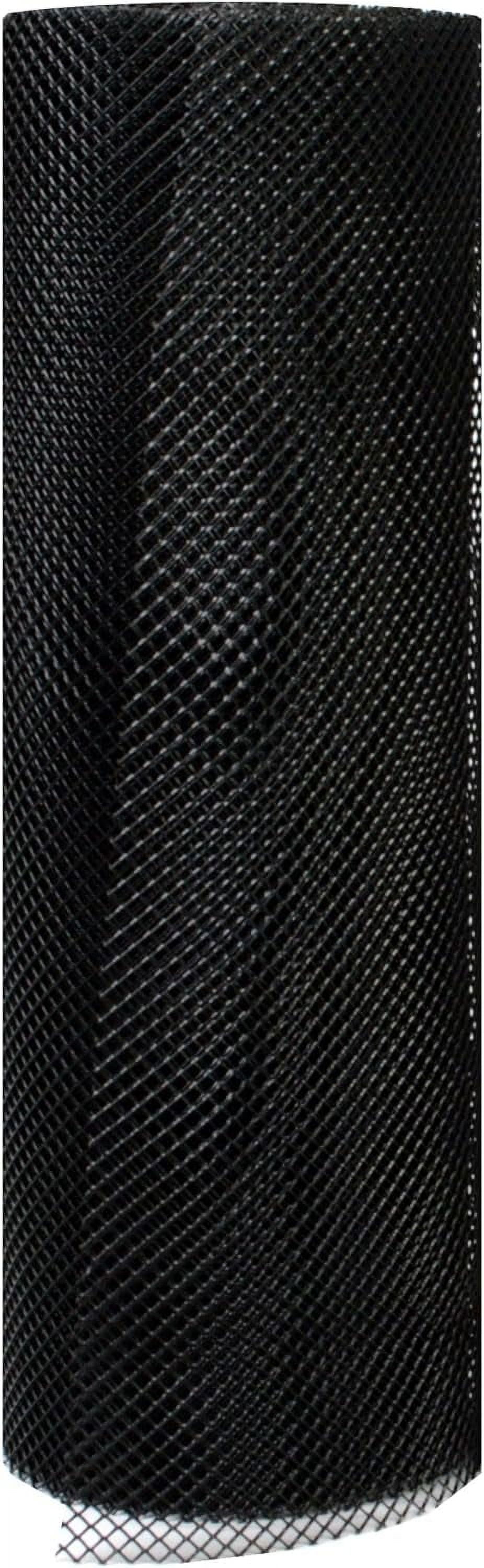 TrueCraftware- 2' x 40' Shelf Liner Black Color Polyethylene Bar Liner ...