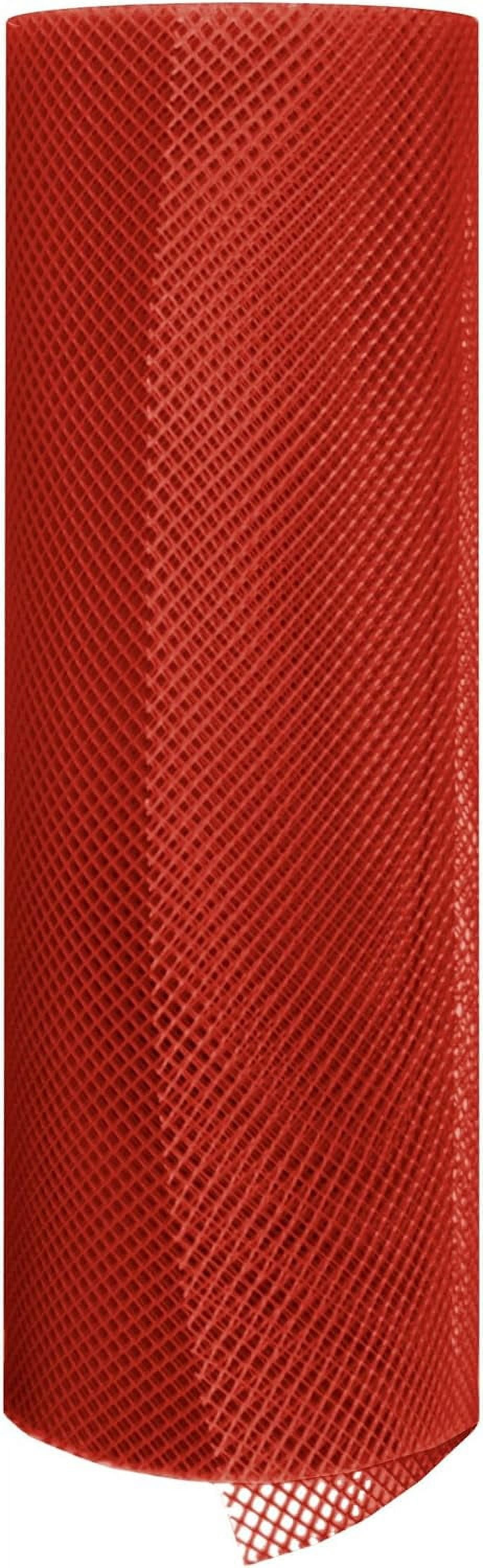 TrueCraftware- 2' x 40' Shelf Liner Red Color Polyethylene Bar Liner ...