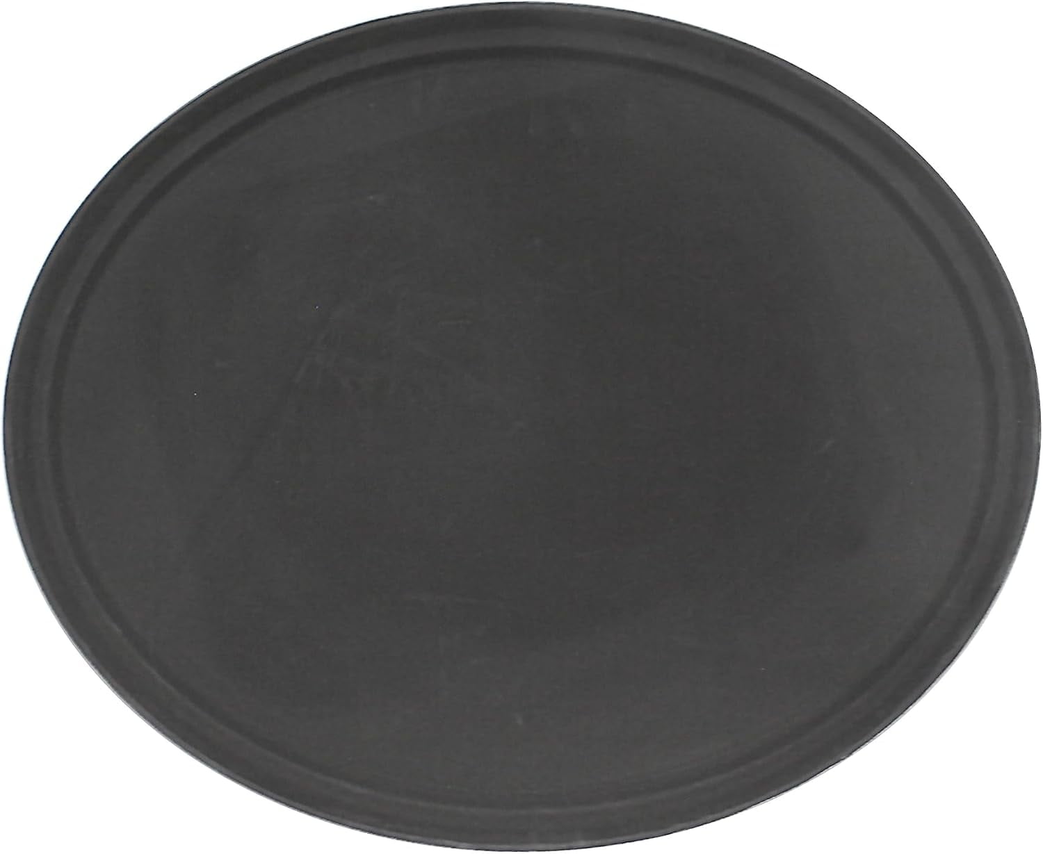 TrueCraftware- 22" x 27" Oval Anti-Slip Serving Tray Rubber Lined ...