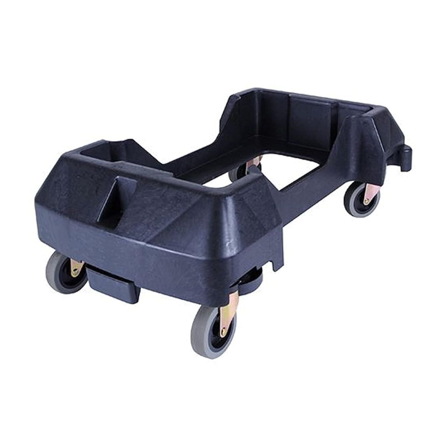 TrueCraftware- 24-2/5" x 15-3/4" x 8-1/4" Black Trainable Slim Trash ...