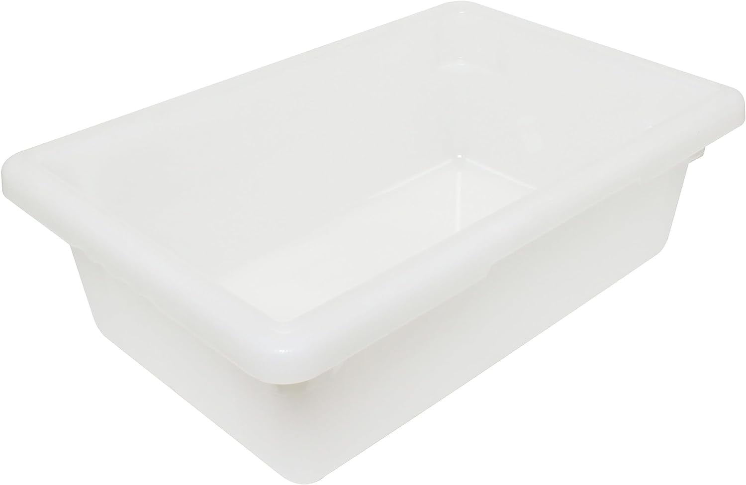 TrueCraftware- 3 Gallon White Food Storage Box Polypropylene 12" X 18 ...