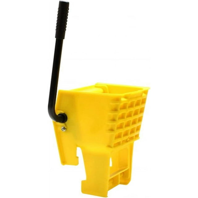 TrueCraftware- 36 qt. Yellow Mop Wringer- Pail/Mop Bucket Side-Press ...
