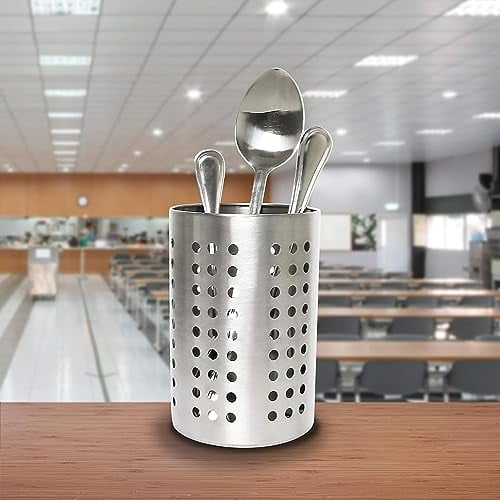 TrueCraftware- 4-3/4" x 7" Straight Wall Flatware Cylinder Stainless ...
