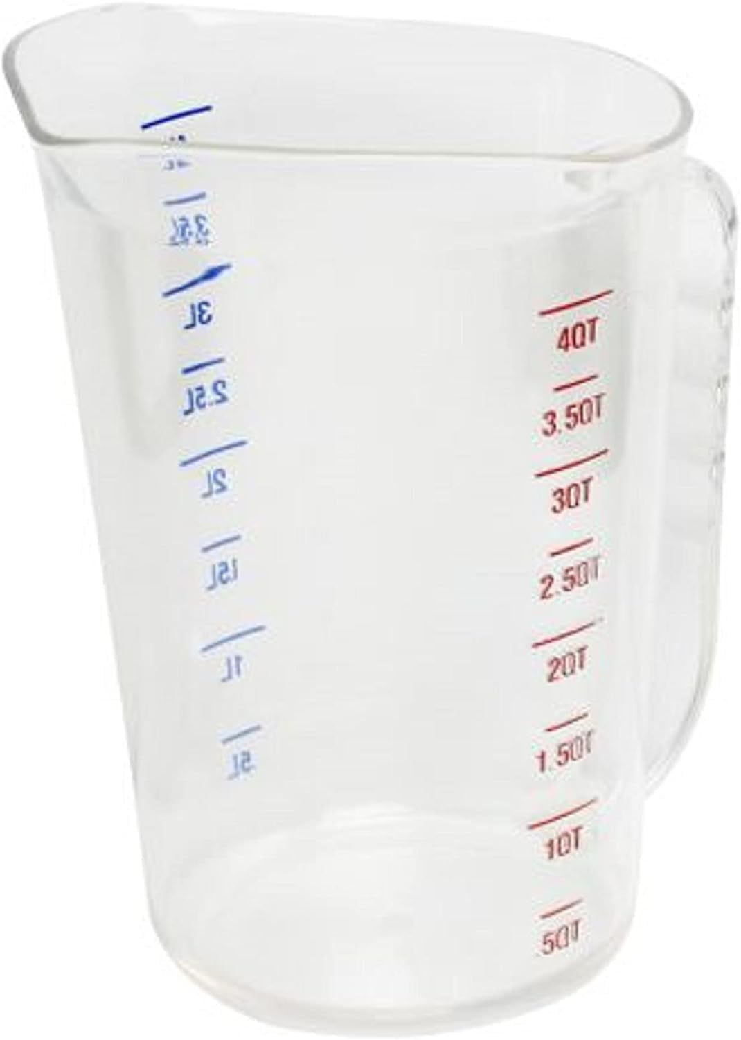 TrueCraftware- 4 Liter / 4 Quart Measuring Cup Polycarbonate Clear ...