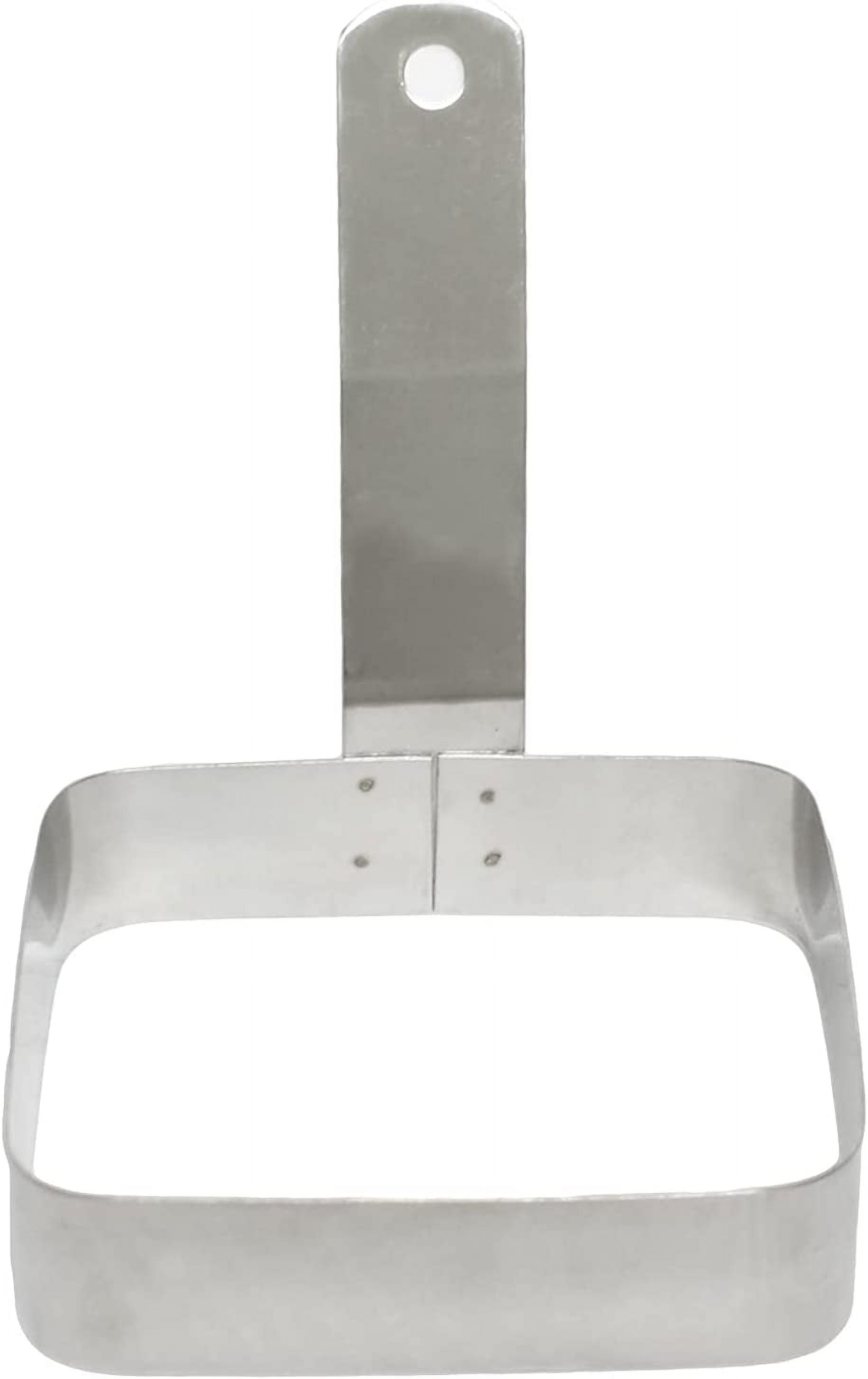 TrueCraftware – 4”x 4”- Square Egg Ring, Stainless Steel - Walmart.com