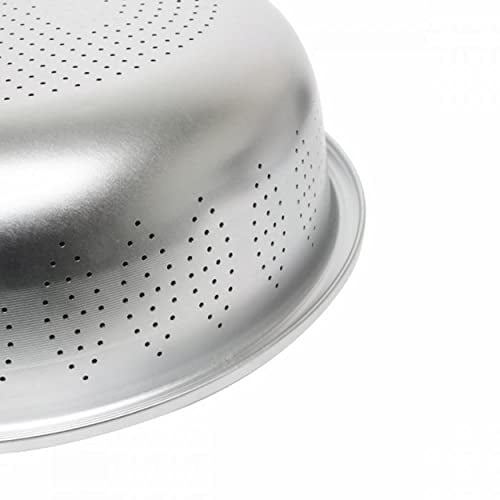 TrueCraftware- 42 qt. Aluminum Colander 19-1/2" x 6" with tapered edge ...