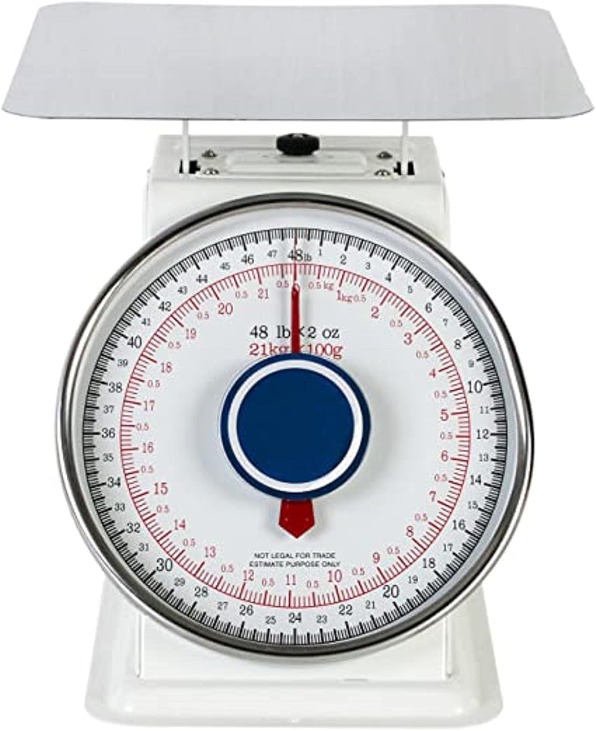 TrueCraftware- 48 lb. Mechanical Kitchen Flat Platform Weighing Food ...