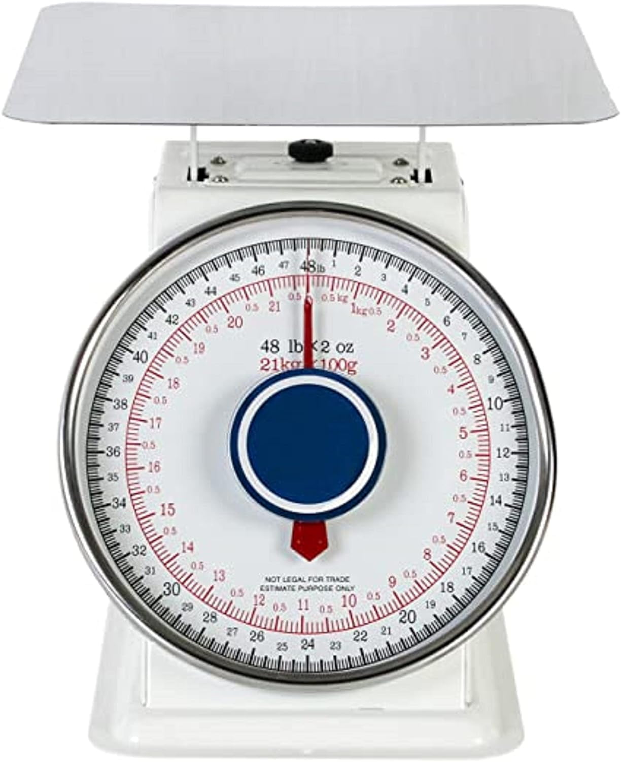 TrueCraftware- 48 lb. Mechanical Kitchen Flat Platform Weighing Food ...