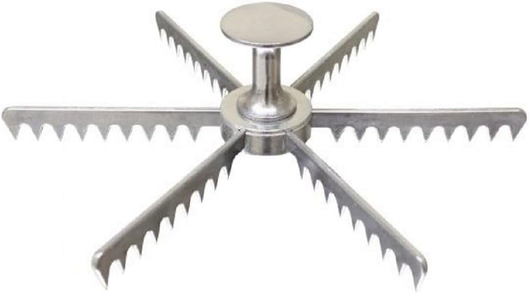 TrueCraftware- 6-Cut Aluminum Pie and Cake Marker- Guideline and ...