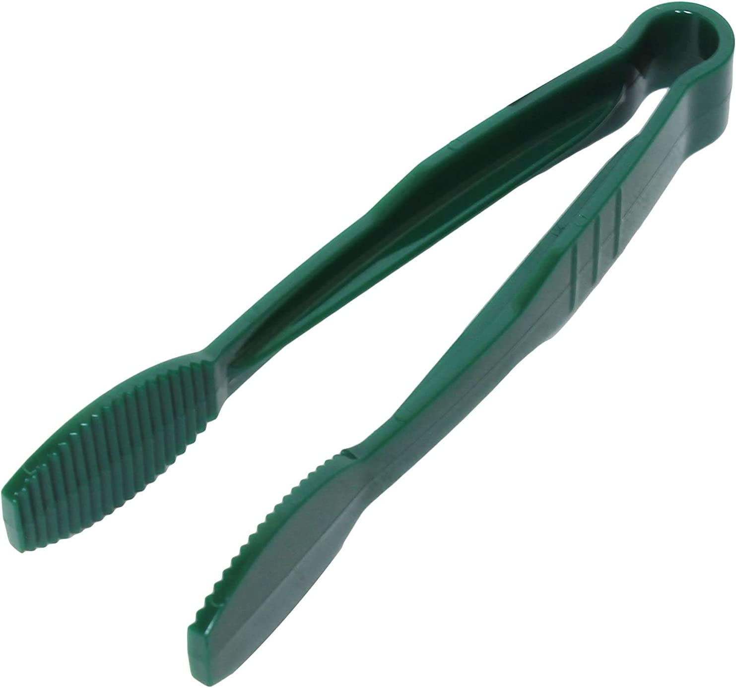 TrueCraftware - 6" Flat Grip Serving Tongs, Polycarbonate, Green Color ...