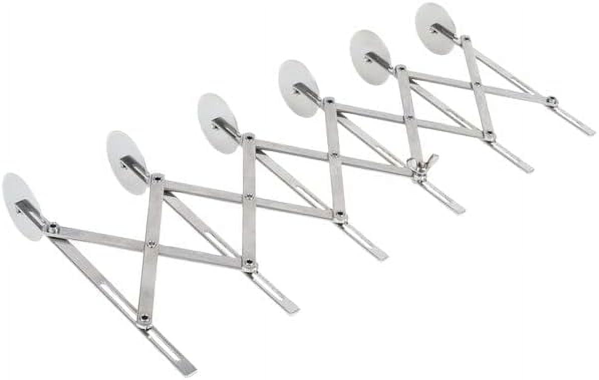 TrueCraftware- 6-Wheel Stainless Steel Adjustable Dough Divider- Pastry ...