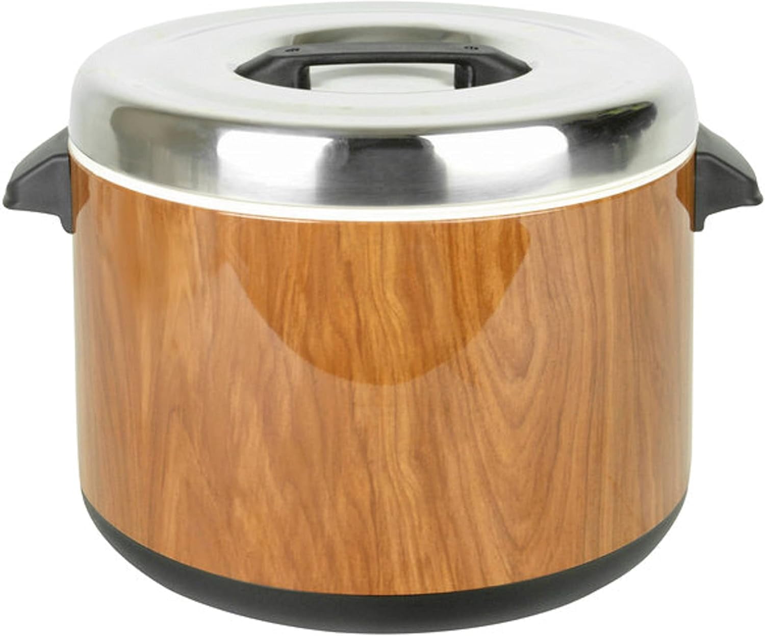 TrueCraftware- 60 Cups Insulated Sushi Rice Pot Wood Grain Exterior ...