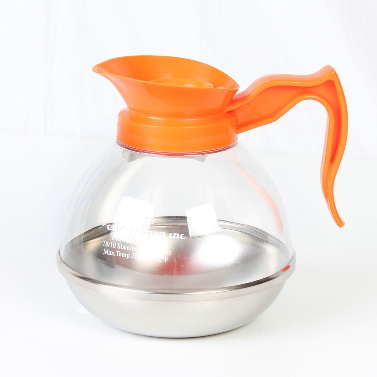 TrueCraftware- 64 oz. Decaf Coffee Decanter Stainless Steel Base ...