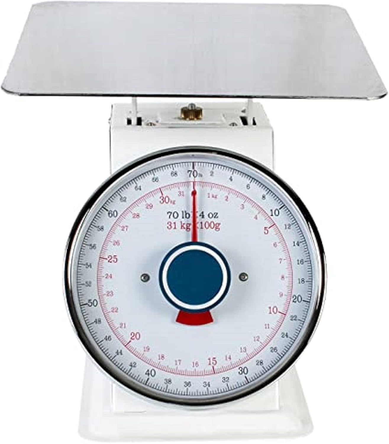 TrueCraftware- 70 lb. Mechanical Kitchen Flat Platform Weighing Food ...