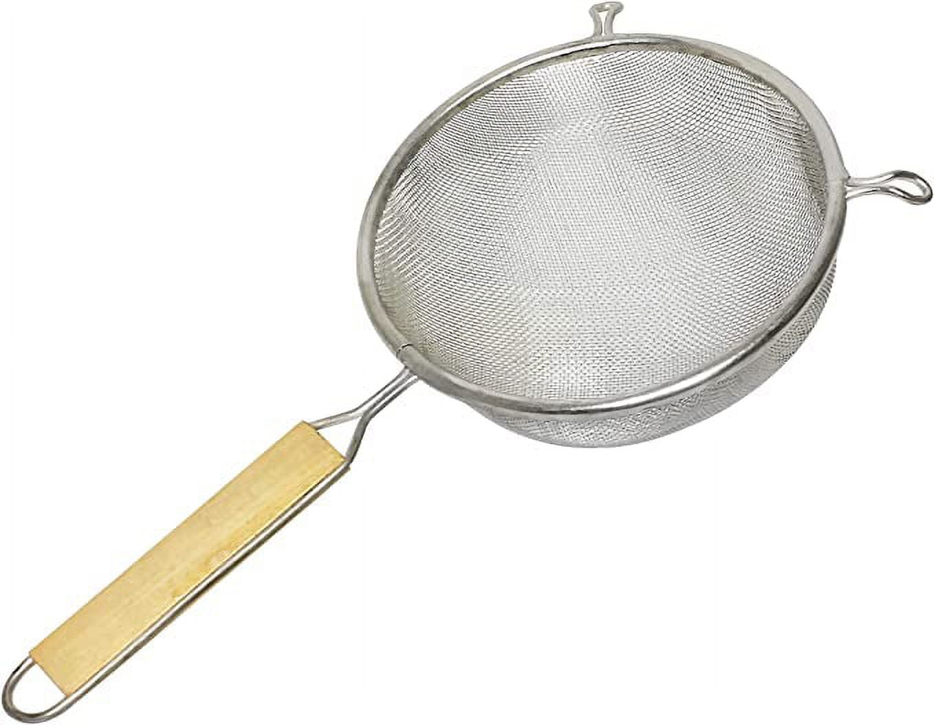 TrueCraftware – 8" Single Medium Mesh Strainer, Stainless Steel Mesh ...
