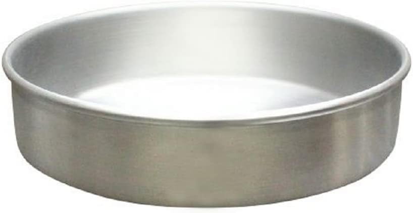 TrueCraftware- 8" X 2" Aluminum Round Layer Cake Baking Pan 1.0MM ...
