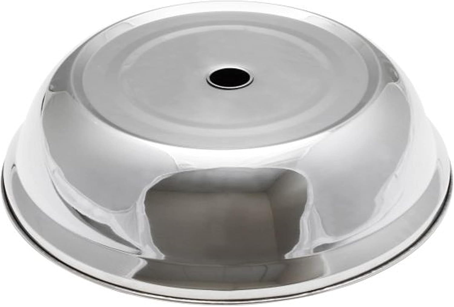 TrueCraftware- 9-3/4" Multi-fit Round Plate Cover Stainless Steel ...