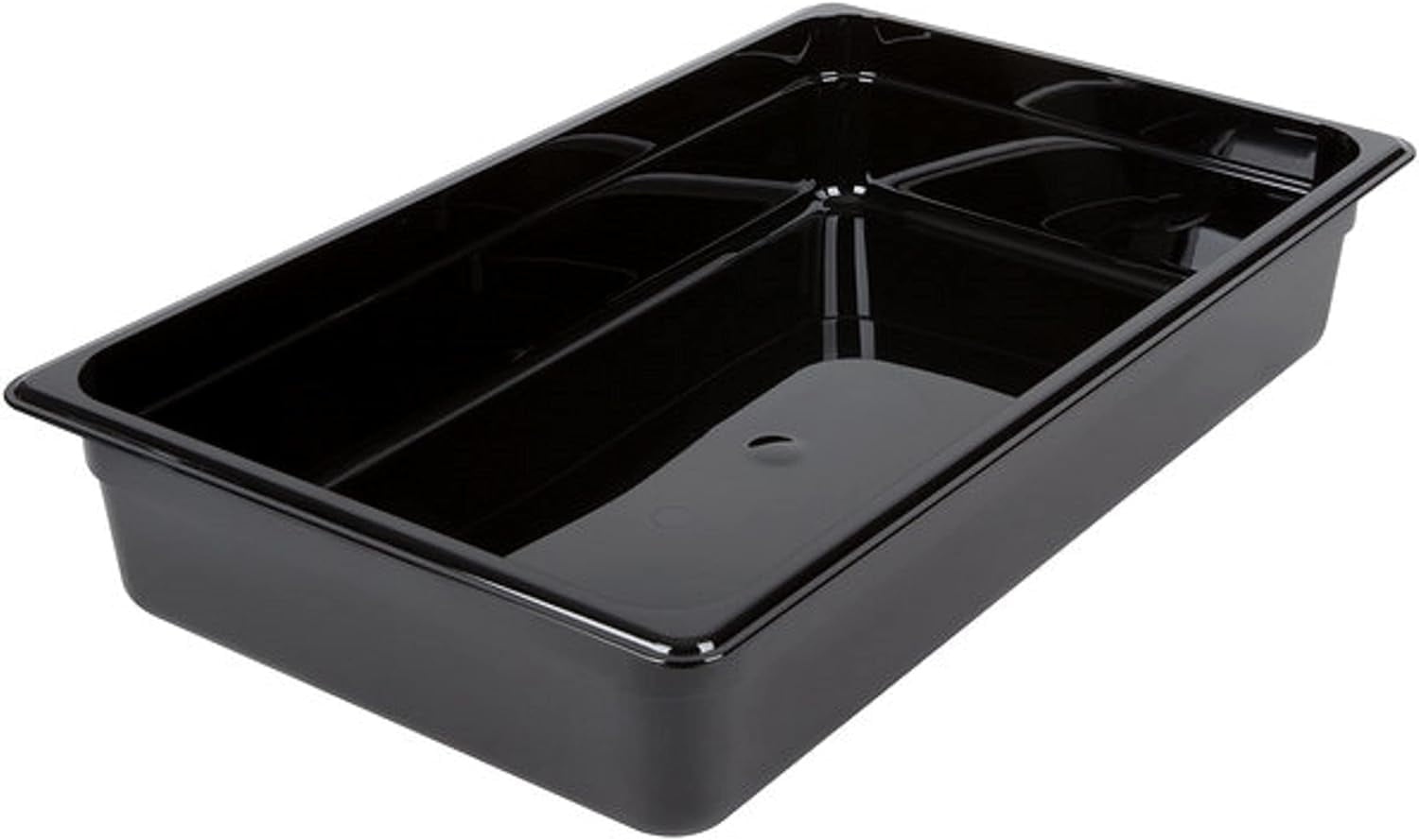 TrueCraftware- Full Size 4” Deep Food Pan Polycarbonate Black Color ...