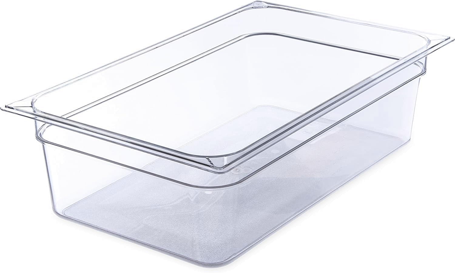 TrueCraftware- Full Size 6” Deep Food Pan Polycarbonate Clear Color ...