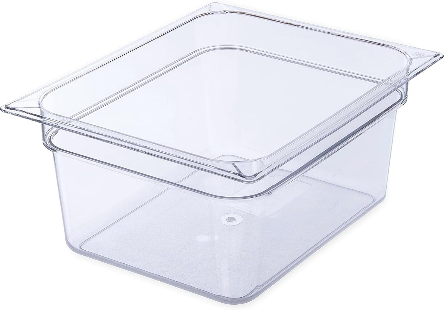 TrueCraftware- Half Size 6” Deep Food Pan Polycarbonate Clear Color ...