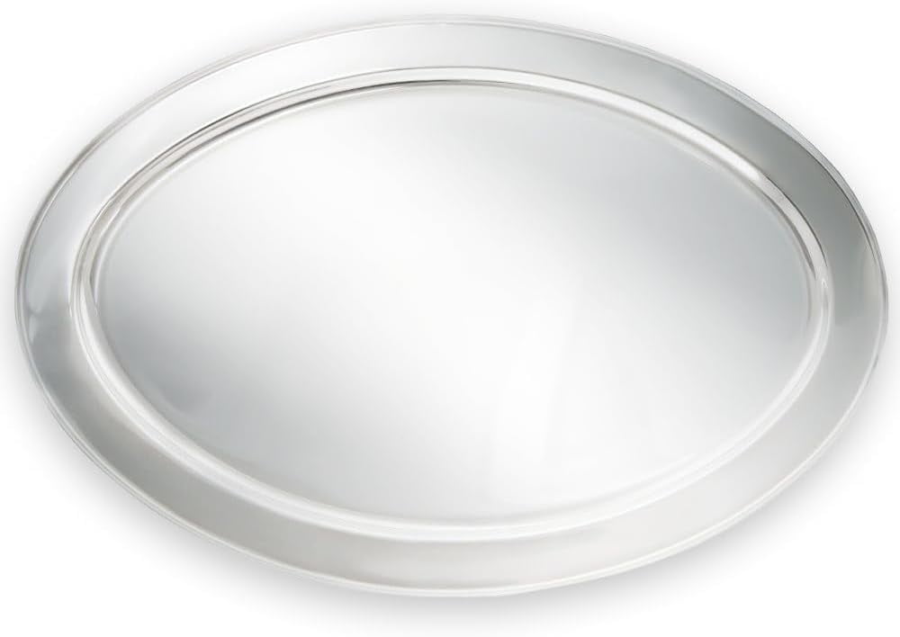 TrueCraftware- Oval 22” Platter Stainless Steel - Heavy Duty Metal ...