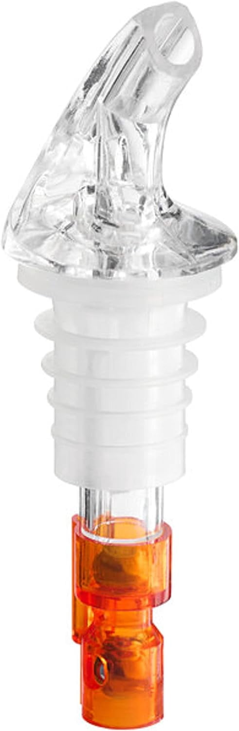 TrueCraftware- Set of 12 Measured 1/2 oz Liquor Pourer with Orange Tail ...