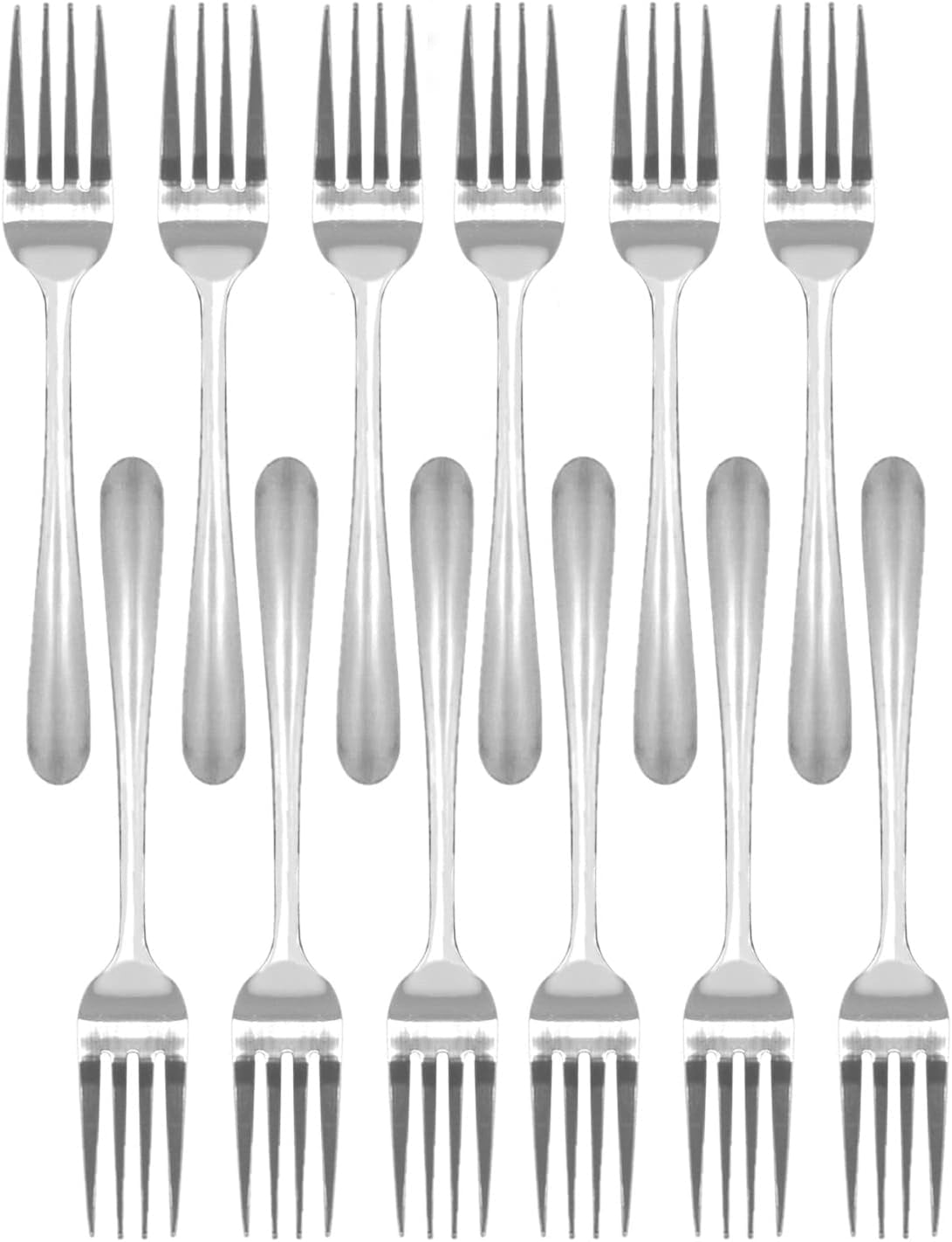 TrueCraftware- Set of 12 Stainless Steel Winsor Dinner Fork 2.5mm ...