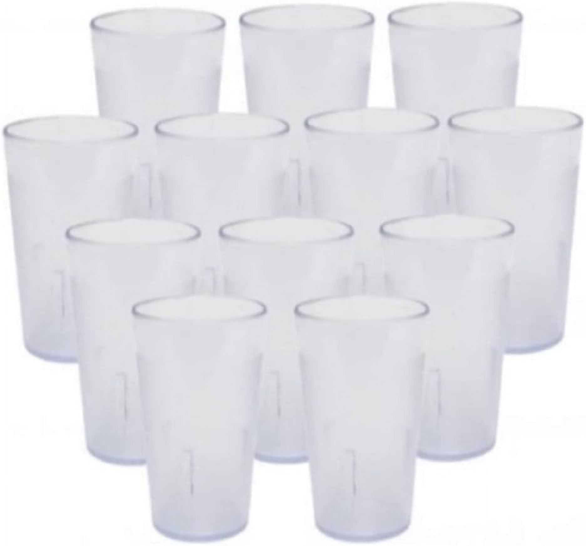 TrueCraftware- Set of 12 Tall Pebbled Tumbler/Drinking Cups 32-Ounce ...