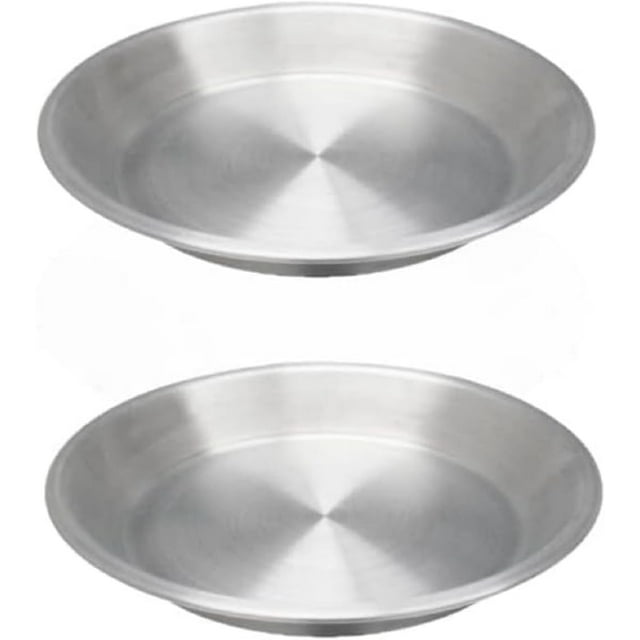TrueCraftware- Set of 2 Aluminum 11" Pie Pan 1.00 mm Thickness- Pie ...