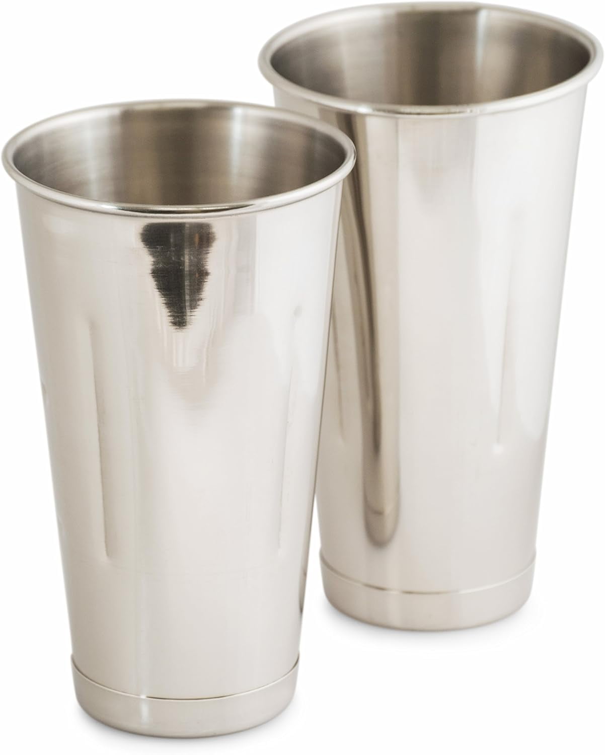TrueCraftware- Set of 2 Stainless Steel 30 oz Malt Cup- Milkshake ...