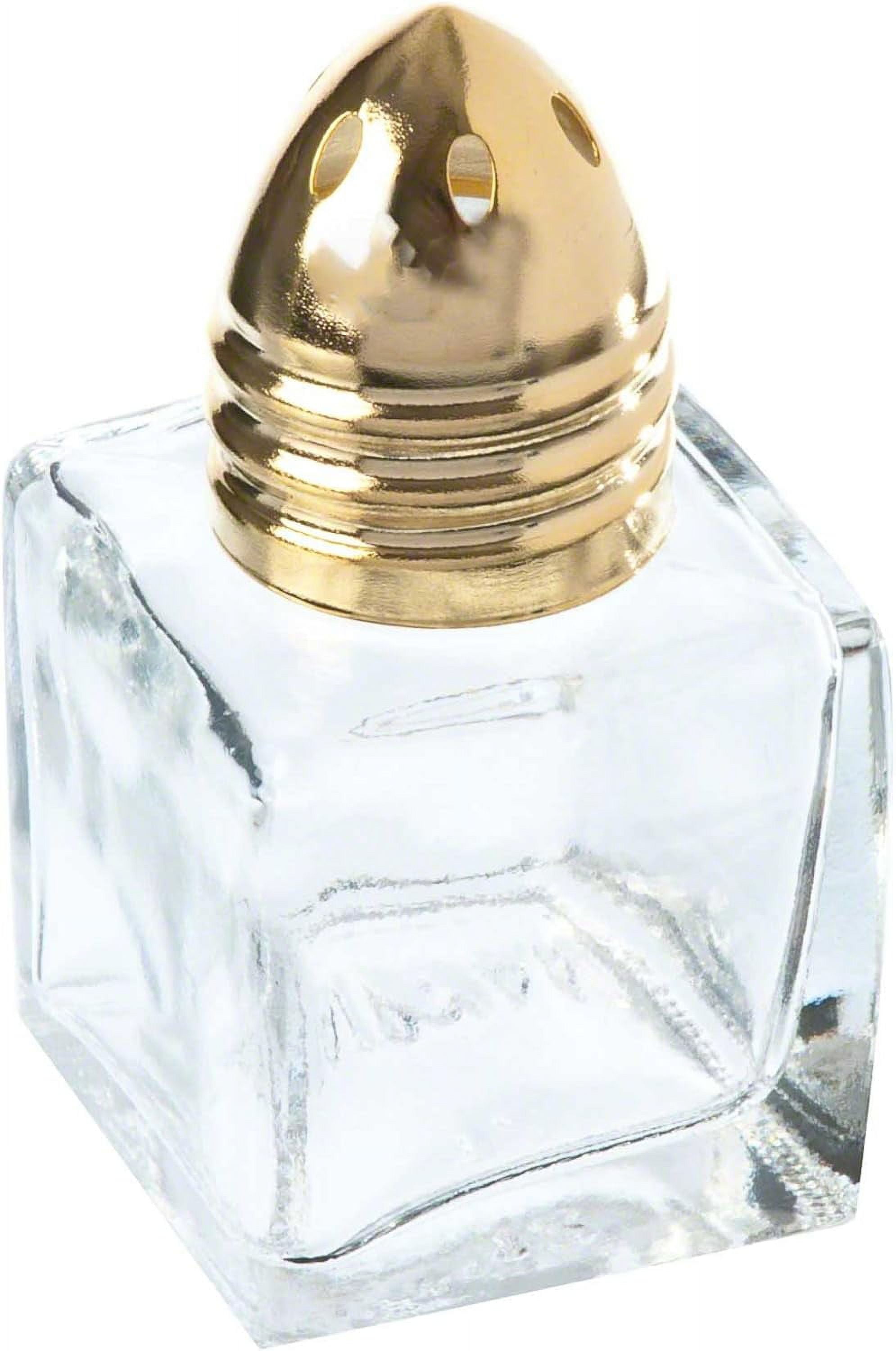 TrueCraftware- Set of 24 Mini Salt & Pepper Shakers Cube Shape Glass ...