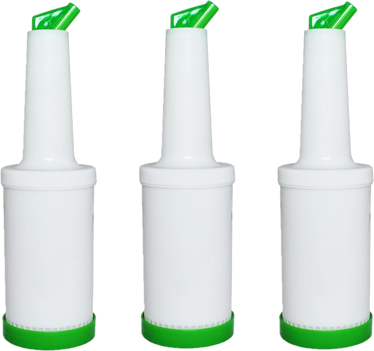 TrueCraftware- Set of 3 Green 1 qt Pour and Store Fruit Juice and ...