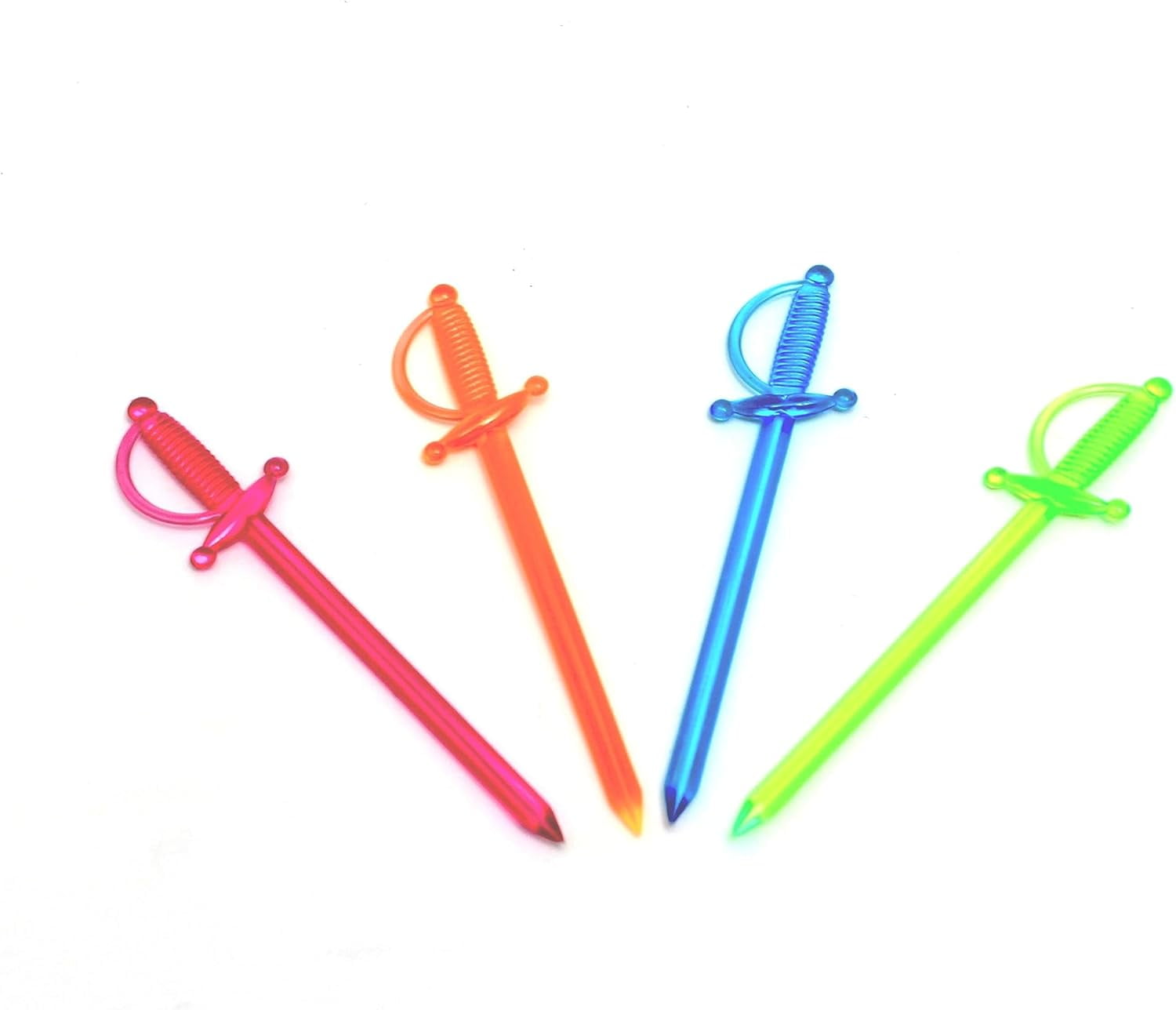 TrueCraftware- Set of 500 Assorted Color 3” Sword Picks- Cocktail Picks ...