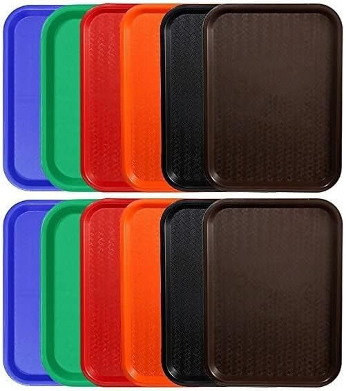 TrueCraftware- Set of 12 Fast Food Trays 12" x 16-1/4"- Café Standard ...