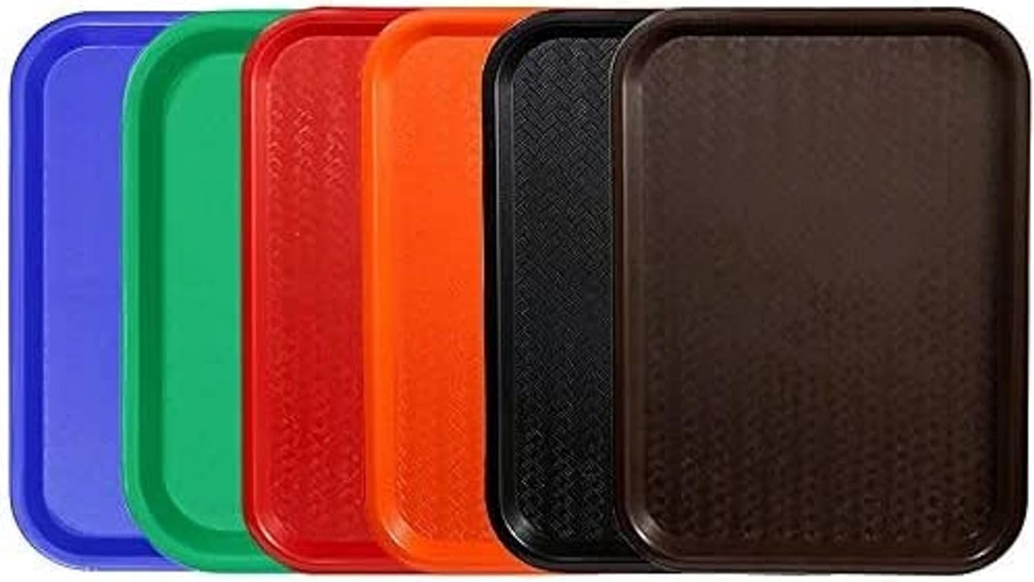 TrueCraftware- Set of 6 Fast Food Trays 12" x 16-1/4"-Café Standard ...