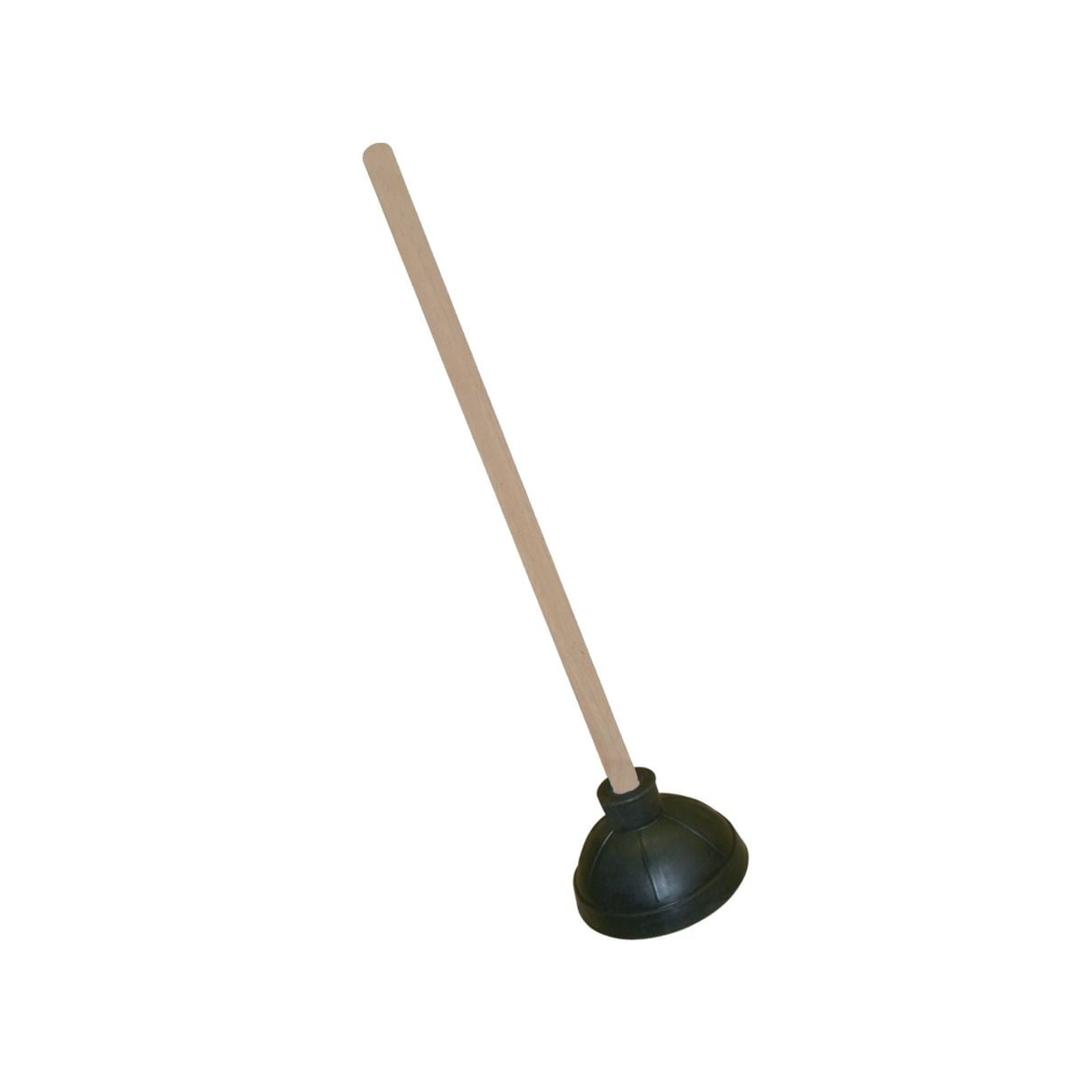 TrueCraftware- Toilet Rubber Plunger with 21” Wooden Handle- Heavy Duty ...