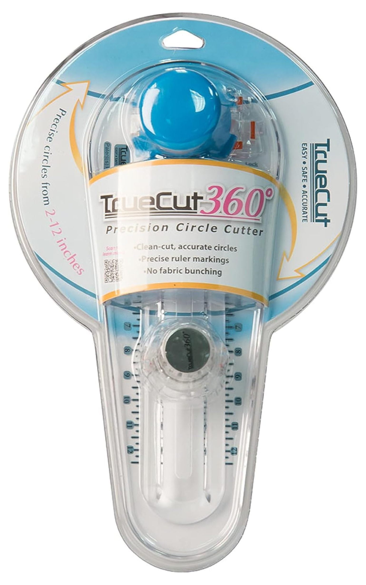 TrueCut 360° Fabric Circle Cutter - Walmart.com