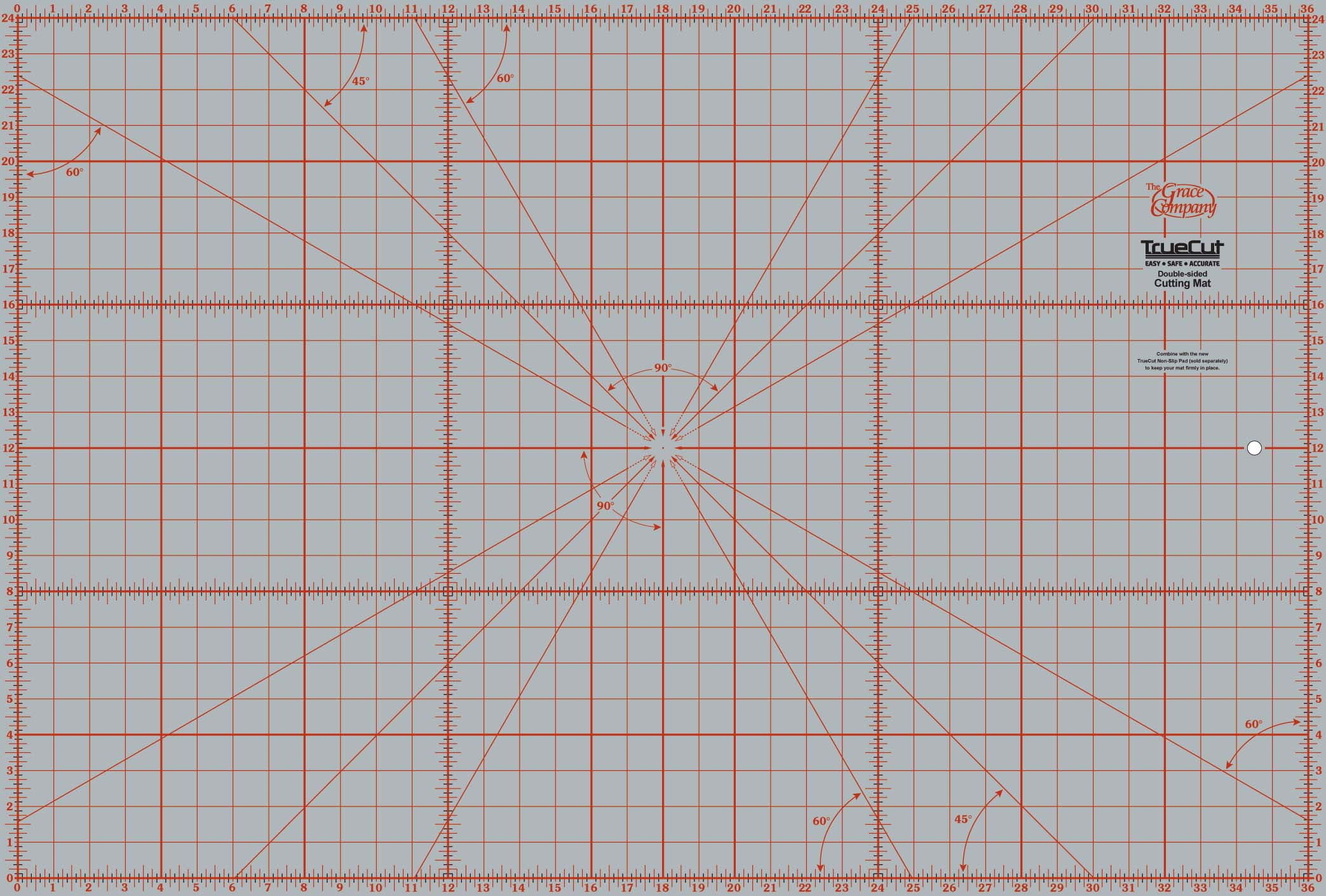 TrueCut Cutting Mat - 24" x 36" Double-Sided Cutting Mat - Durable 5 ...