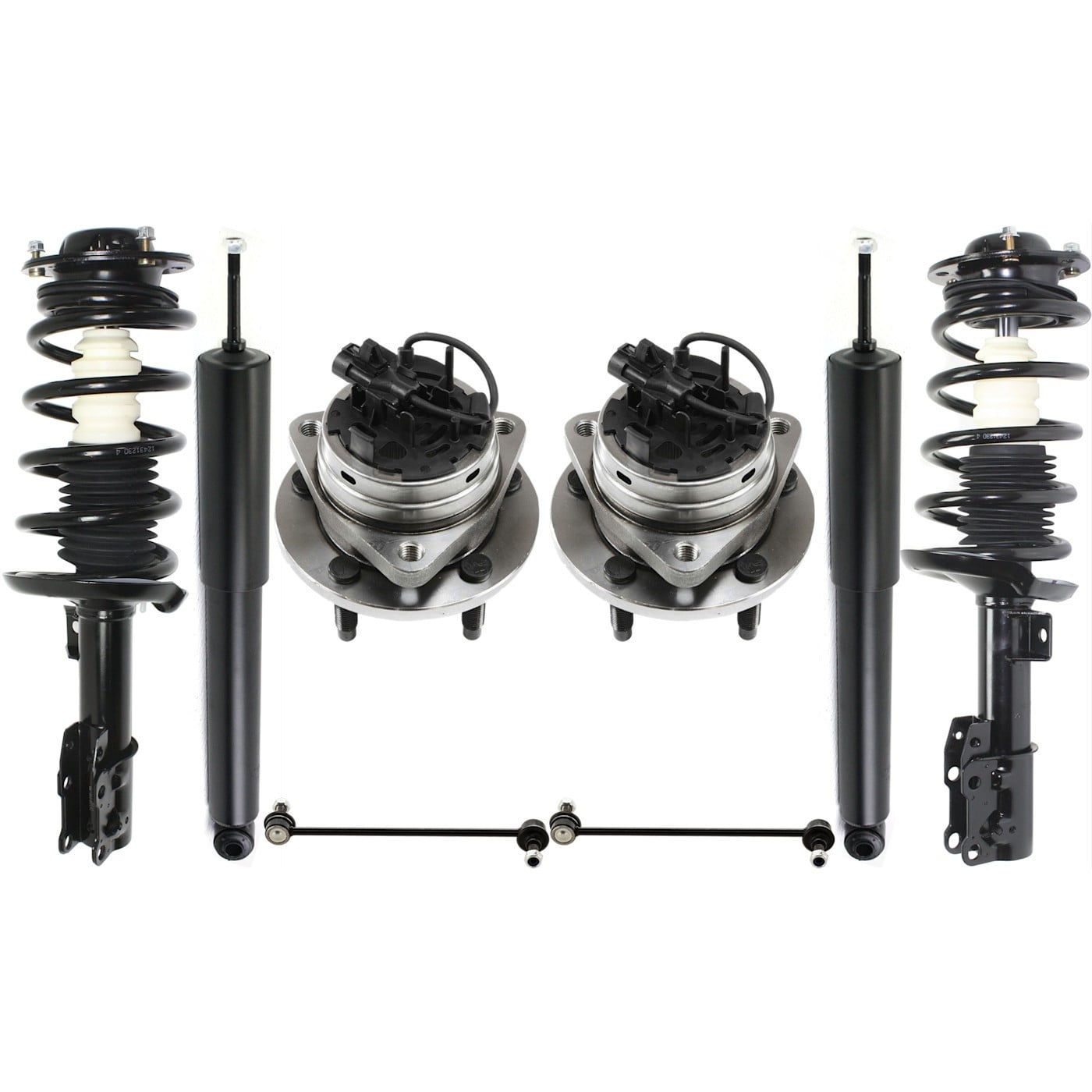 TrueDrive Shock and y Loaded Strut Assembly Kit - Front & Rear for 2009 ...