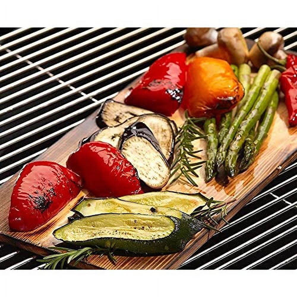 TrueFire 5.5 x 12” Cedar Grilling Planks for Adding Smoky Flavor to Salmon, Seafood, Beef ...